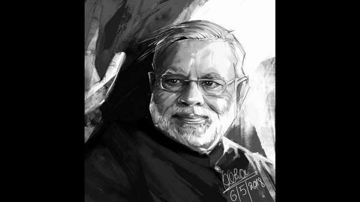 ವೈರಲ್ ಆಯ್ತು ಮೋದಿ ಅವರ ಈ ಡಿಜಿಟಲ್ ಪೇಂಟಿಂಗ್ ಚಿತ್ರ | Karan Acharya's new ...