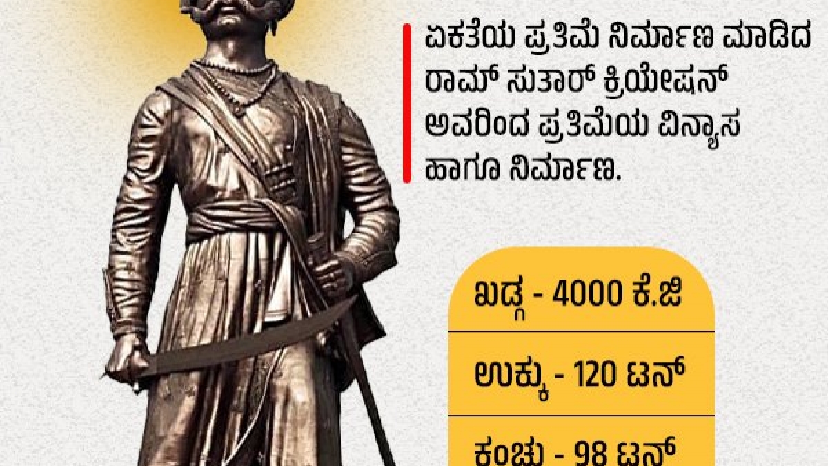108-ft Kempegowda statue : 108 ಅಡಿ ಕೆಂಪೇಗೌಡ ಪ್ರತಿಮೆ ವಿಶೇಷತೆಗಳು ...