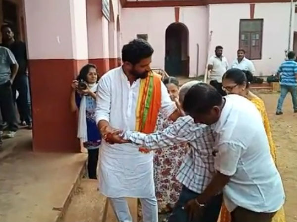 ವೃದ್ಧನಿಗೆ ಸಹಾಯ ಮಾಡಿದ ಕಾಂಗ್ರೆಸ್ ಅಭ್ಯರ್ಥಿ ಮಿಥುನ್ ರೈ | Congress candidate ...