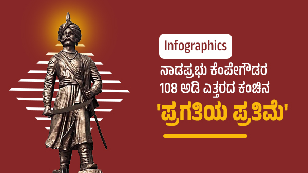 108-ft Kempegowda statue : 108 ಅಡಿ ಕೆಂಪೇಗೌಡ ಪ್ರತಿಮೆ ವಿಶೇಷತೆಗಳು ...