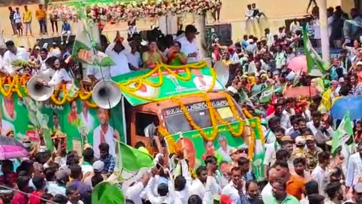 Swaroop Prakash Road Show: ಹಾಸನದಲ್ಲಿ ಜೆಡಿಎಸ್‌ ಅಭ್ಯರ್ಥಿ ಸ್ವರೂಪ್‌ ರೋಡ್ ...