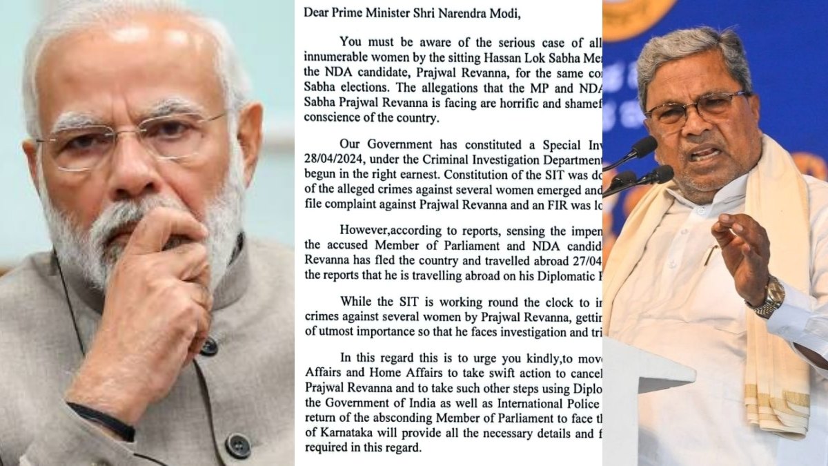 Prajwal Revanna Case: ಪ್ರಜ್ವಲ್ ರೇವಣ್ಣ ರಾಸಲೀಲೆ ಪ್ರಕರಣ : ಮೋದಿಗೆ ಪತ್ರ ಬರೆದ ...